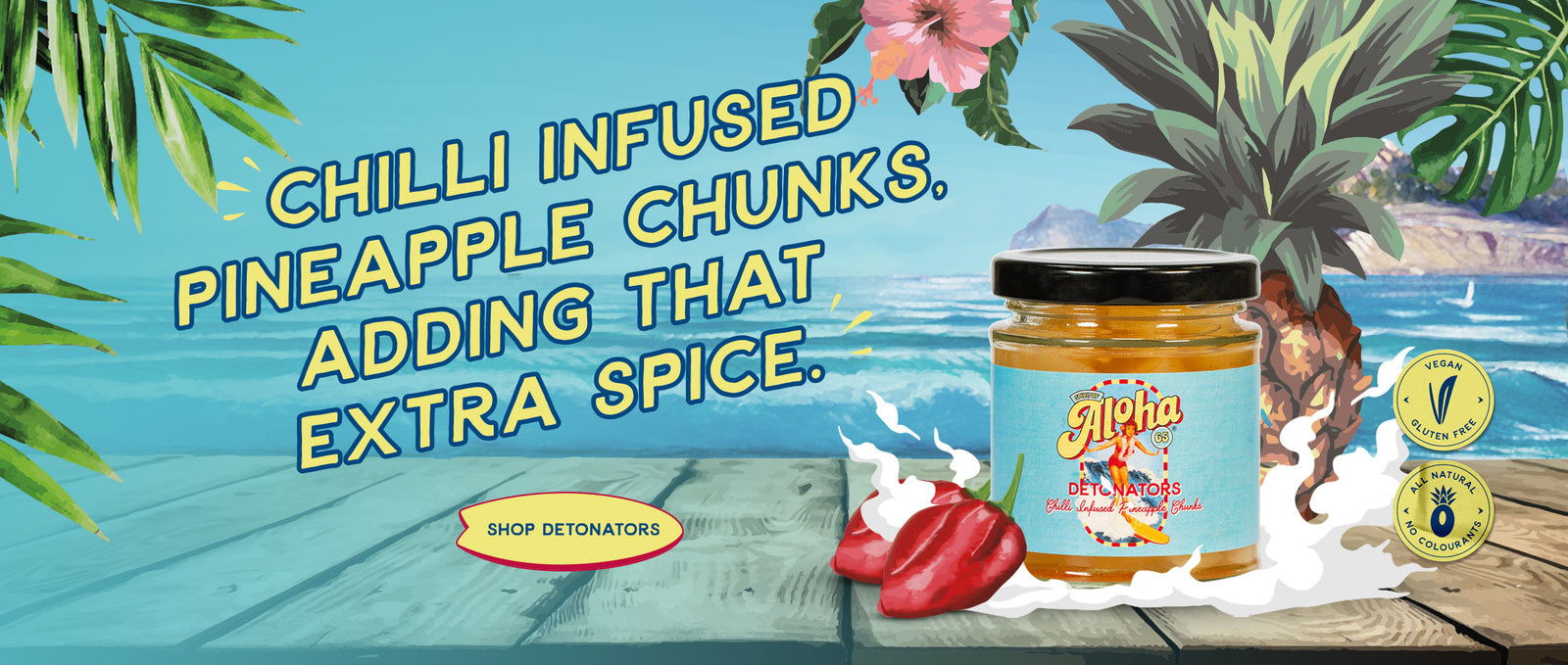 Aloha '65 - A unique spirit infused with 100% natural ingredients.