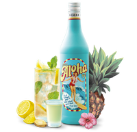 Aloha '65 - A unique spirit infused with 100% natural ingredients.
