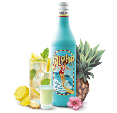 Aloha '65 - A unique spirit infused with 100% natural ingredients.