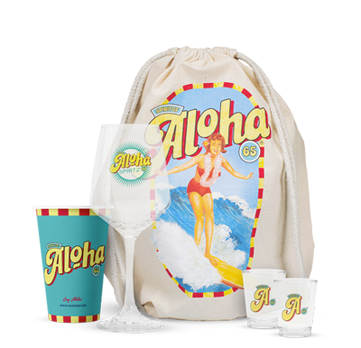 Aloha '65 - A unique spirit infused with 100% natural ingredients.