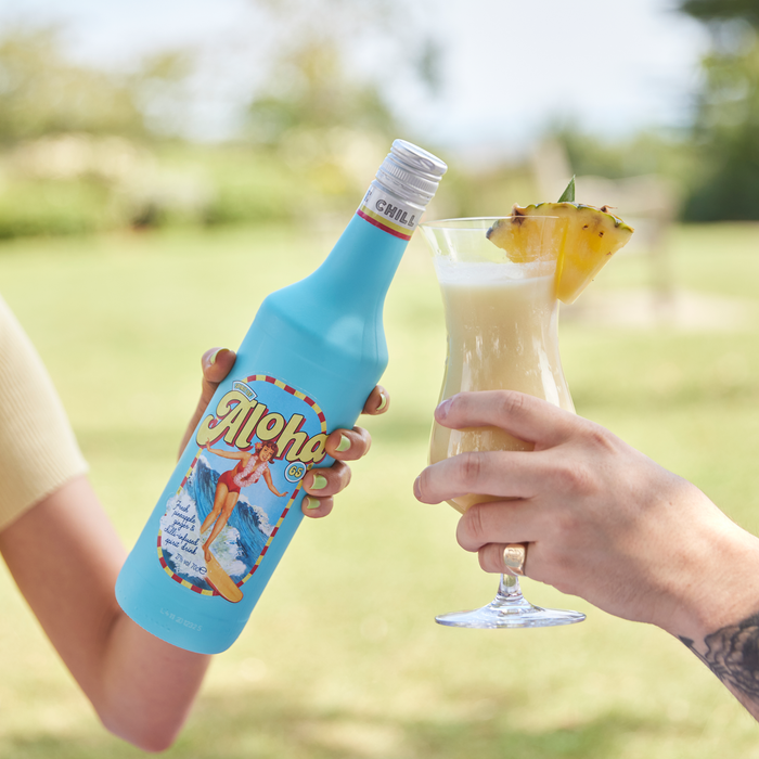 Aloha '65 - A unique spirit infused with 100% natural ingredients.